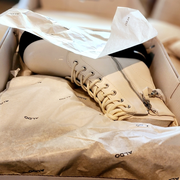 Aldo | Shoes | Aldo Grandeur Platform Lug Sole Chain Combat Booties | Poshmark